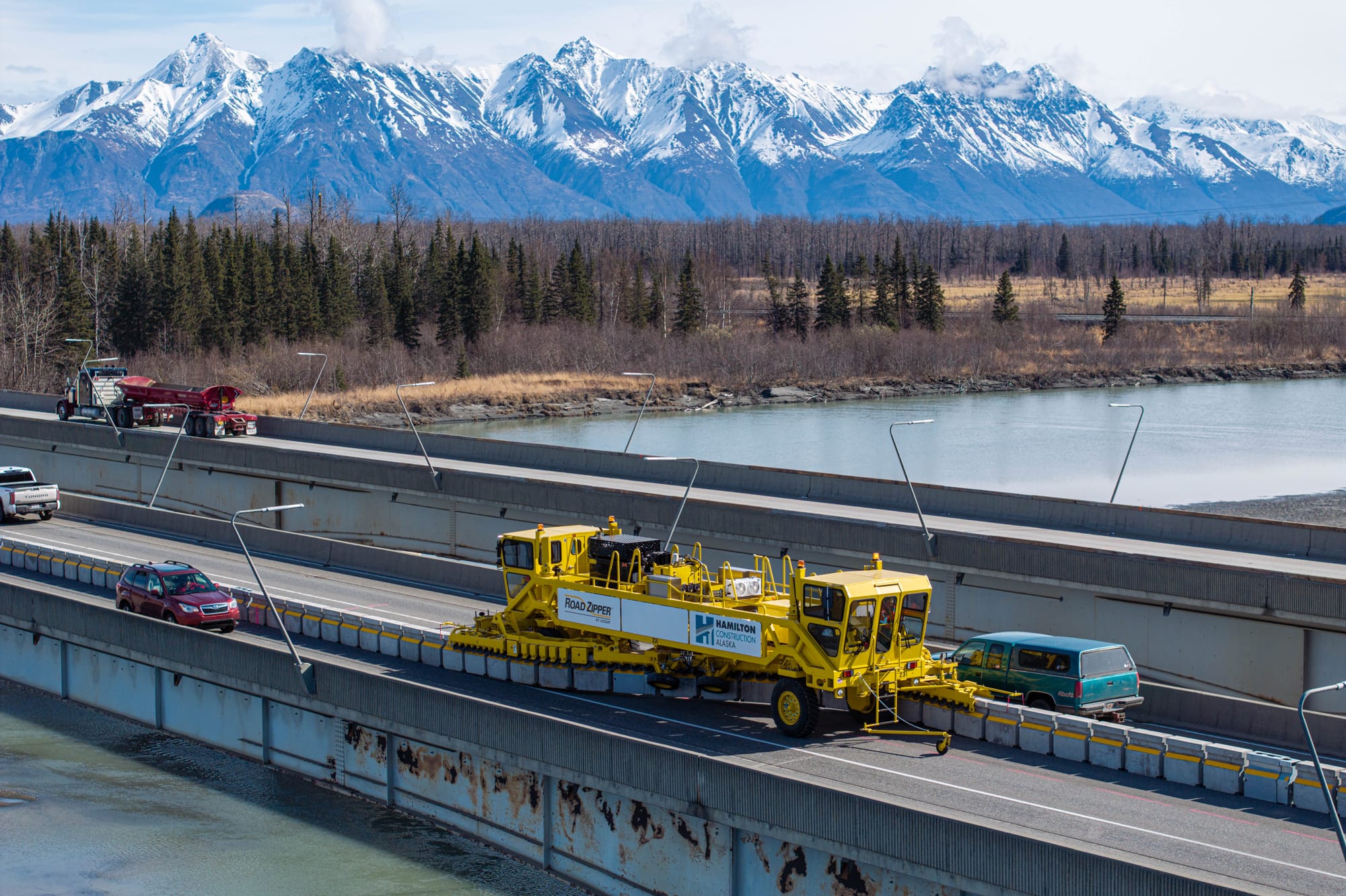 Knik River bridge closures end, but final work remains