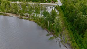 Second breach confirmed in Matanuska River flooding near Butte